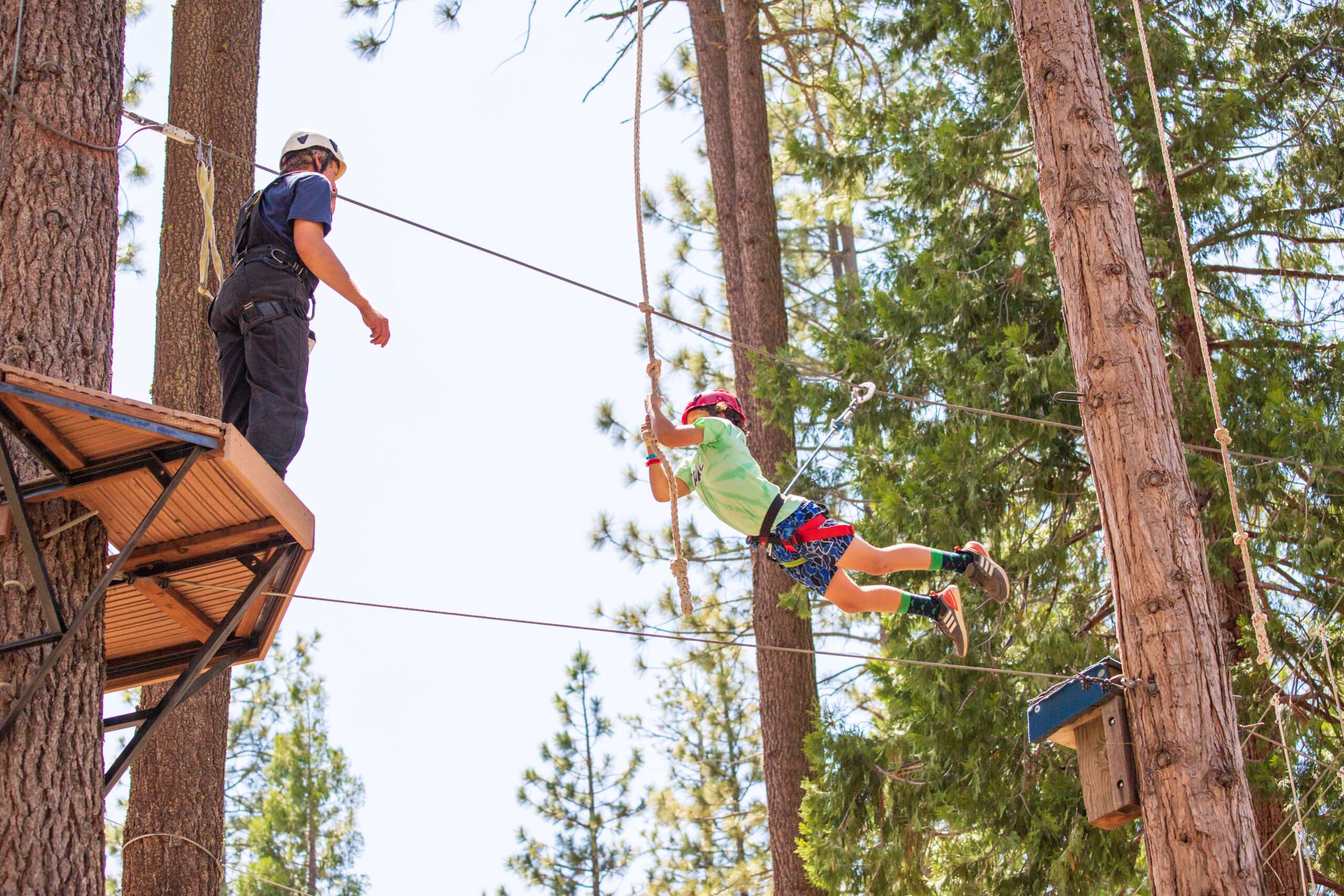 High Ropes Course: Reach New Heights at Hume! - Hume Christian Camps